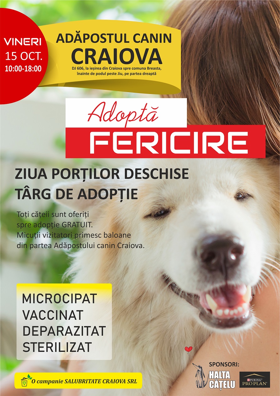 Vineri, nou târg de adopții | Euro Sud TV