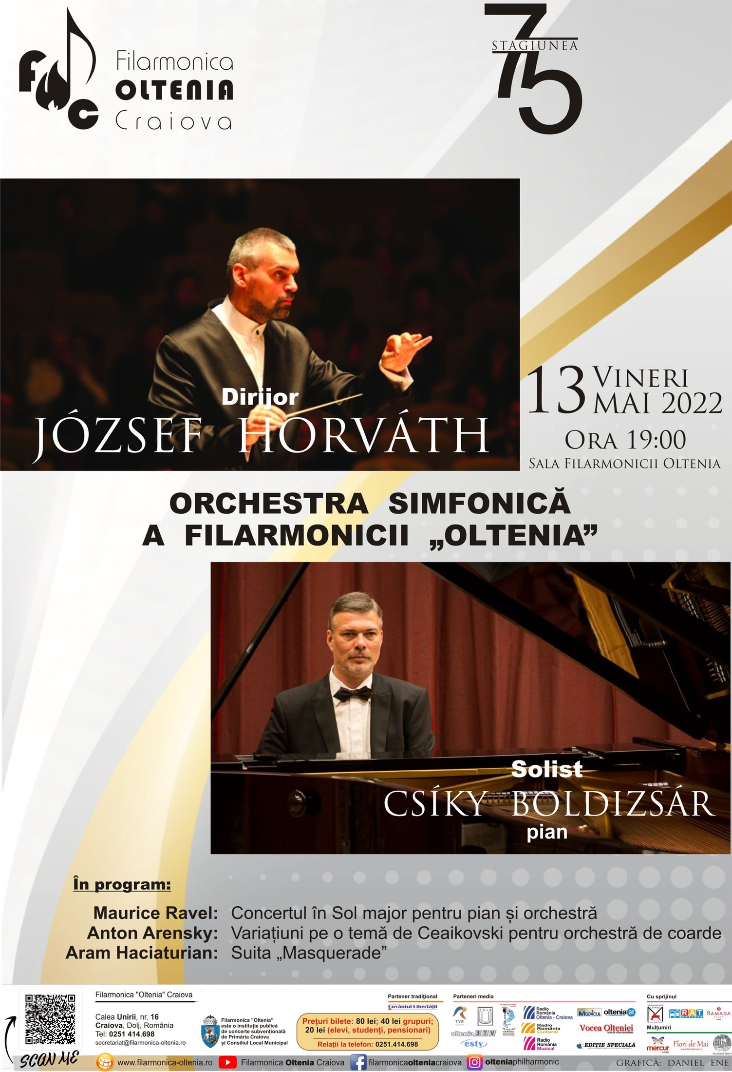 Concert de RAVEL, la Filarmonica „Oltenia” Craiova | Euro Sud TV