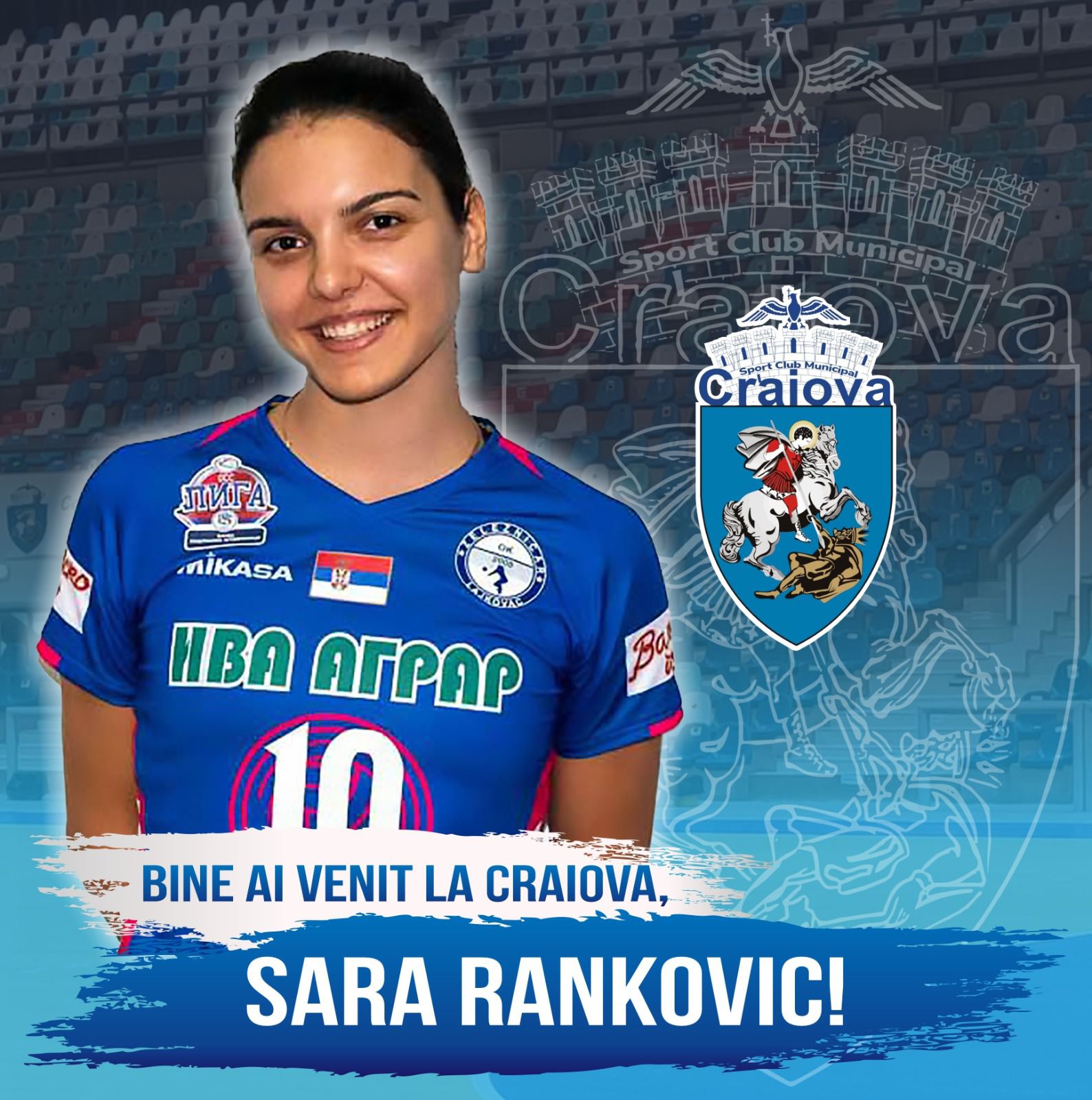 Volei: Sara Rankovic a semnat cu SCM Craiova | Euro Sud TV