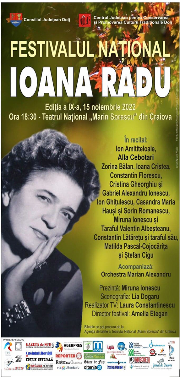 Festivalul Naţional „Ioana Radu“, Ediţia a IX-a | Euro Sud TV
