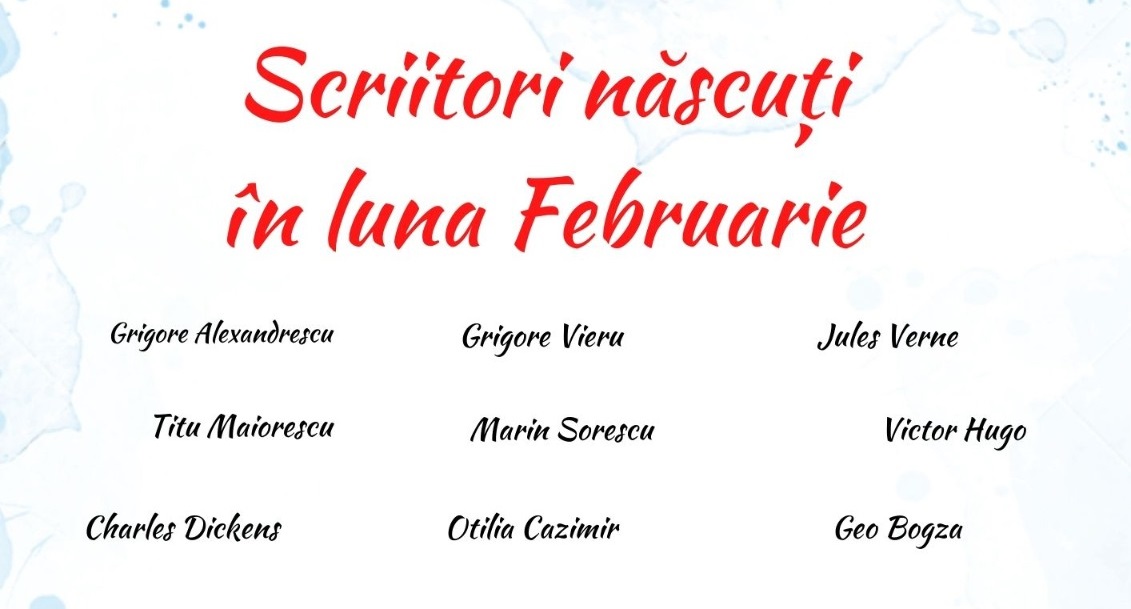 Scriitori născuți în luna februarie