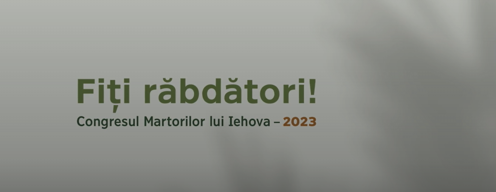 Congresul regional al Martorilor lui Iehova revine la Craiova