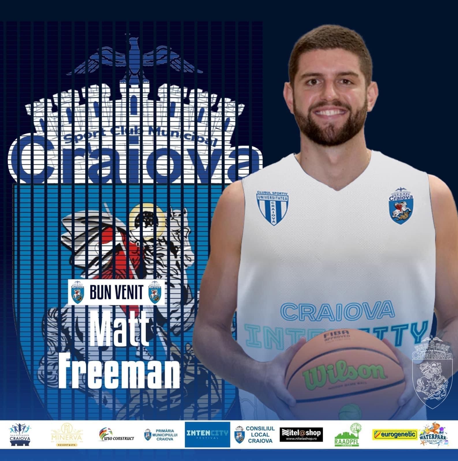 Baschet: Matt Freeman semnat cu SCM Craiova