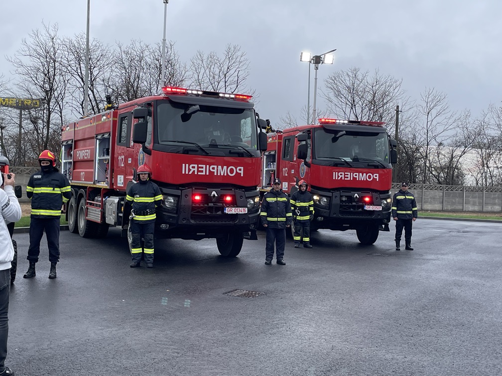 Autospeciale noi în dotarea ISU Dolj