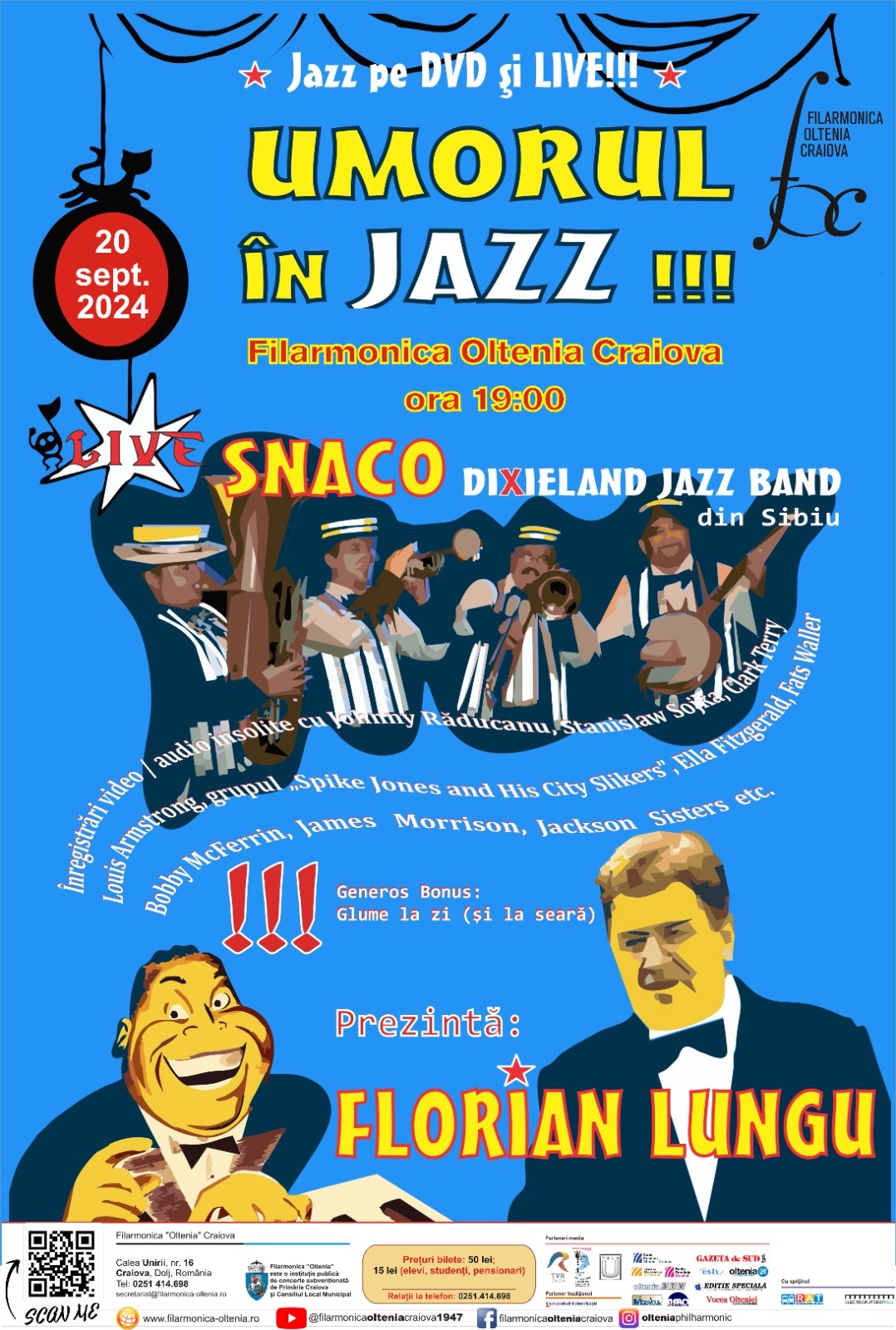 Filarmonica Oltenia Craiova: Umorul în jazz!