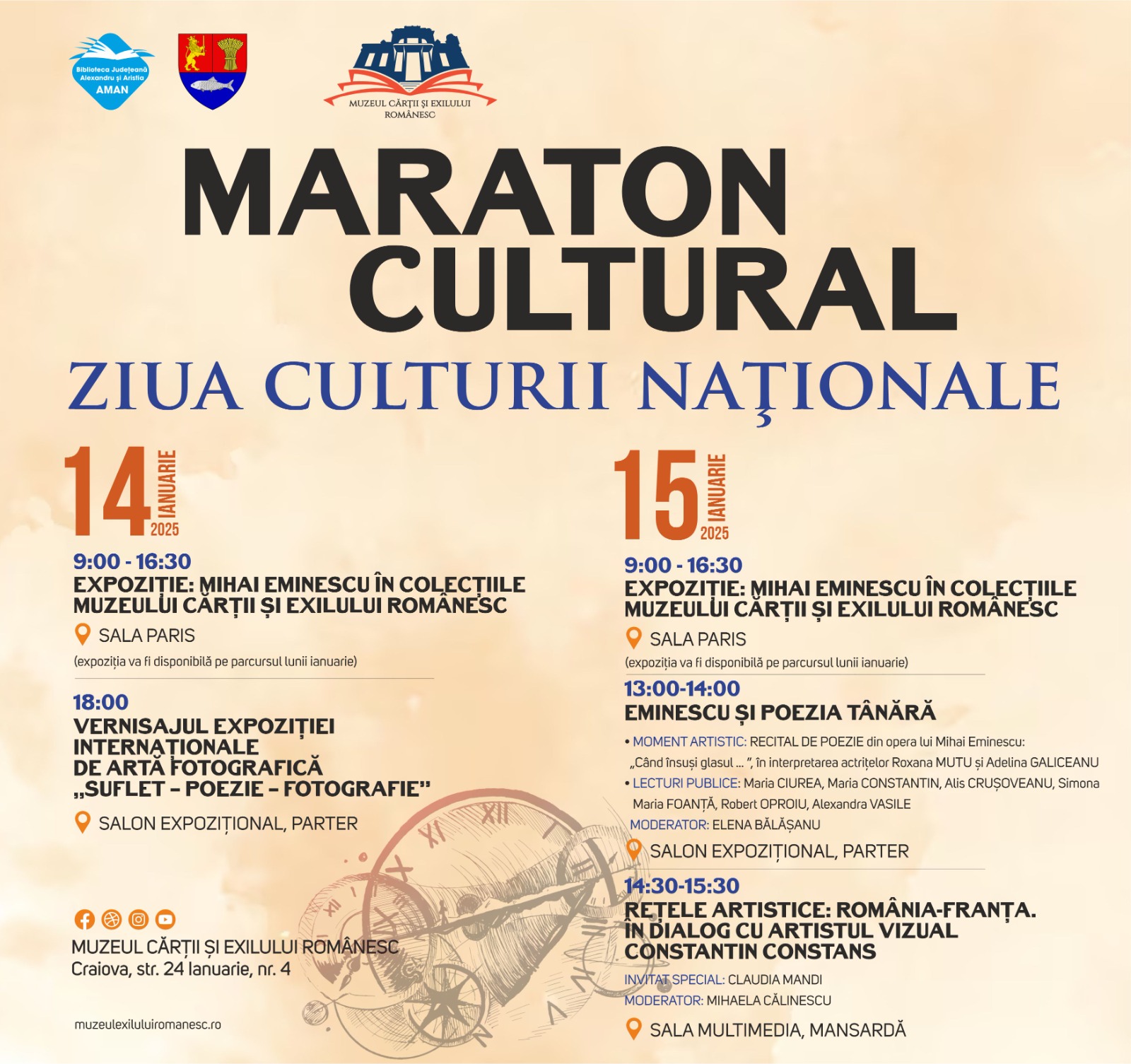 Maraton Cultural la Muzeul Cărții și Exilului Românesc