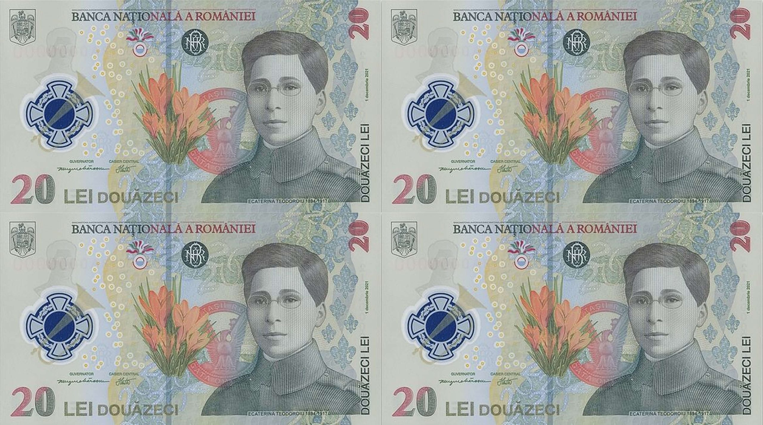 Patru bancnote de 20 lei … la 120 lei